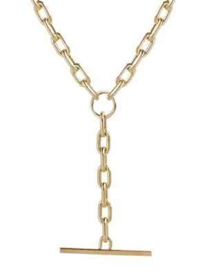 Zoe Chicco 14k Faux Toggle Lariat Necklace
