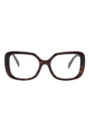 Prada Tortoiseshell Oversize-frame Glasses