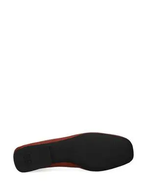 Camper Casi Myra Leather Ballerina Shoes - Brown