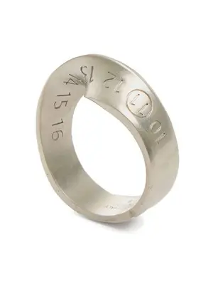 MAISON MARGIELA Numbers-motif Twisted Ring