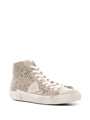 Philippe Model Prsx High Sneakers - Neutrals