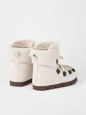 Brunello Cucinelli Monili Detail Snow Boots