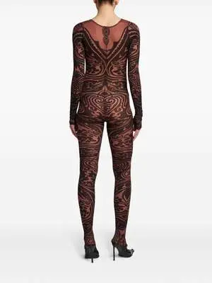 Etro Paisley Tattoo Bodysuit