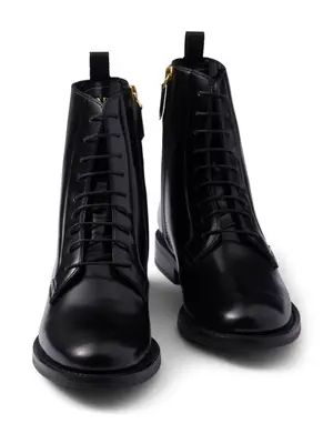 Prada Leather Ankle Boots