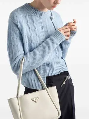 Prada Cable-knit Buttoned Cardigan