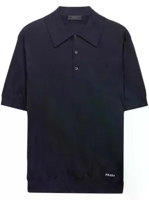 Prada Silk Polo Shirt
