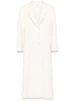 Alexander McQueen Moulded-shoulder Double-breasted Coat