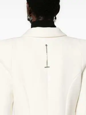 Alexander McQueen Moulded-shoulder Double-breasted Coat