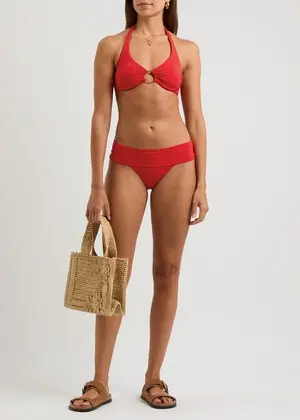 Melissa Odabash Brussels Bikini Briefs - Red