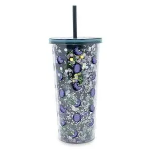 VERA BRADLEY Wicked Tumbler With Straw In Wickedly Beautiful - Green