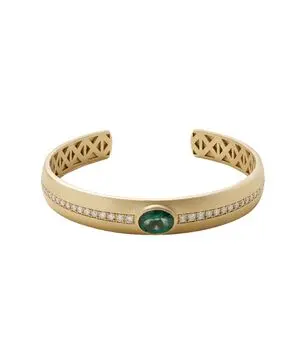 Jacquie Aiche 14-karat Tourmaline And Diamond Cuff