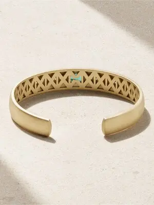 Jacquie Aiche 14-karat Tourmaline And Diamond Cuff