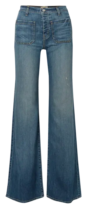 NILI LOTAN Florence Flared Jeans - Blue