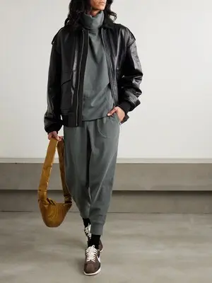 Varley Brushed Stretch-jersey Tapered Track Pants