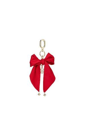 Victoria's Secret Faux Leather Starfish Charm Keychain - Red