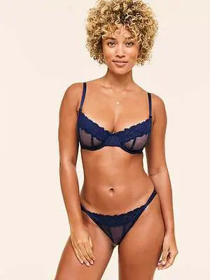Victoria's Secret Adore Me Lacie Bikini Panty - Blue