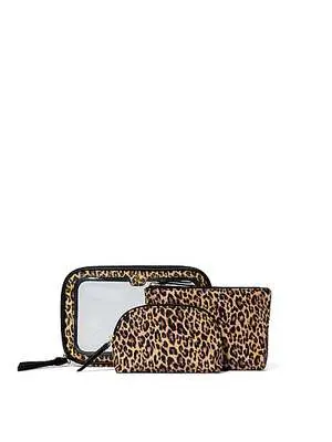 Victoria's Secret 3-piece Makeup Bag - Print