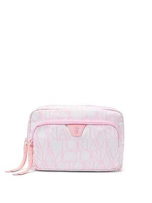 Victoria's Secret Quilted Makeup Pouch - Print