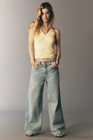 AGOLDE Low Curve Mid-rise Taper Jeans - Force