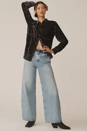 AGOLDE Low Curve Mid-rise Taper Jeans - Force