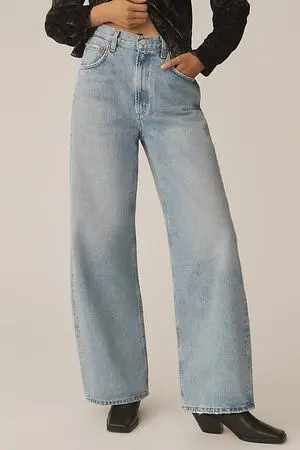 AGOLDE Low Curve Mid-rise Taper Jeans - Force