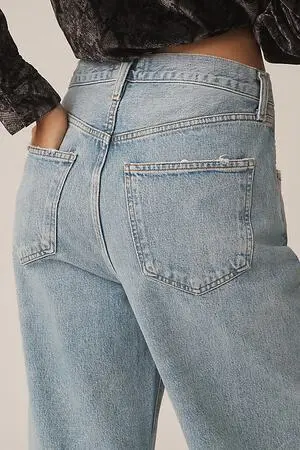 AGOLDE Low Curve Mid-rise Taper Jeans - Force