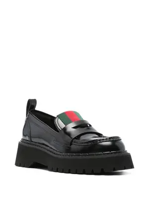 Gucci Web-detail Loafers