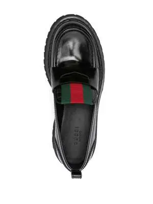Gucci Web-detail Loafers
