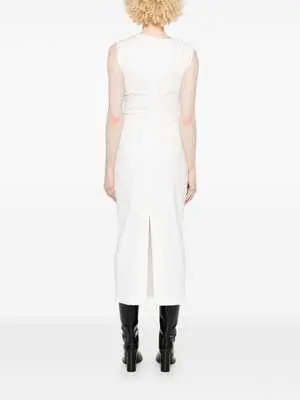 BLANCA VITA Ruched Maxi Dress