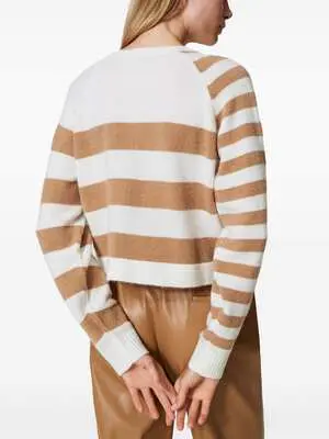 TWINSET Two-tone Striped Cardigan