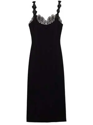 Prada Interlock Crêpe Midi Dress