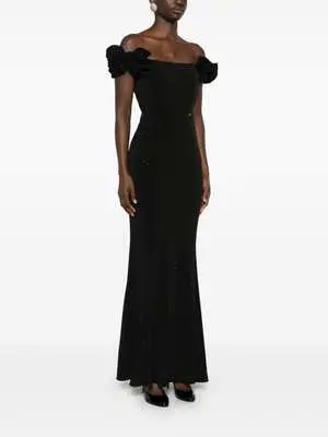 NISSA Embellished Maxi Dress