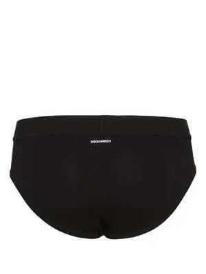 Dsquared2 Icon Logo-patch Briefs - Black