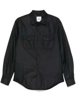 Aspesi Press-stud Shirt Jacket - Black