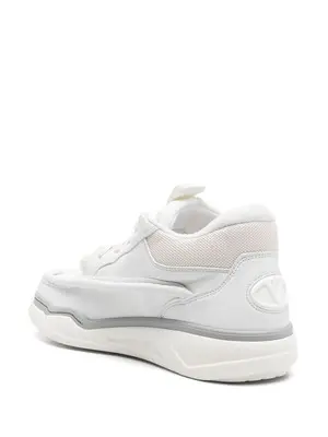 Valentino Garavani Vlogo Leather Sneakers - White