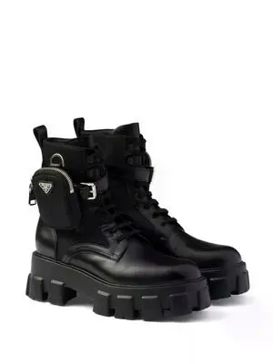 Prada Monolith Ankle Boots
