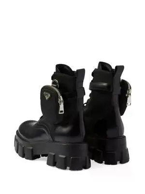 Prada Monolith Ankle Boots