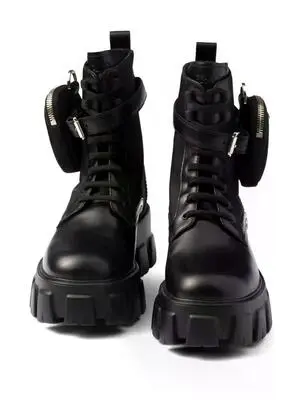 Prada Monolith Ankle Boots
