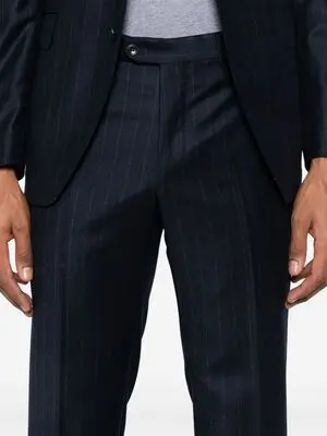 Tagliatore Pinstriped Suit - Blue