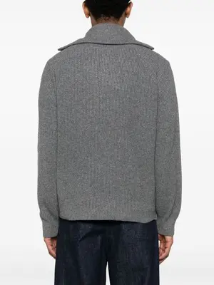 Maison Kitsuné Bold Fox Head-patch Ribbed Sweater