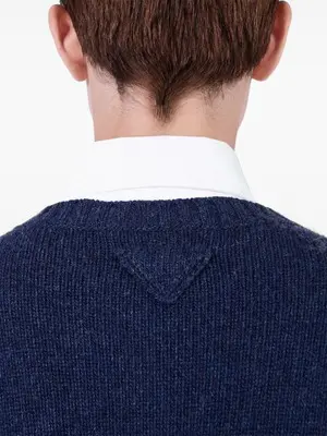 Prada Cashmere Cardigan - Blue
