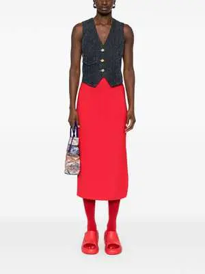 GANNI Denim Waistcoat