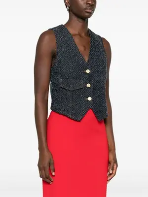 GANNI Denim Waistcoat