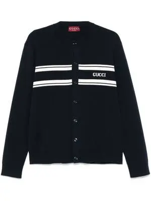 Gucci Logo-intarsia Cardigan