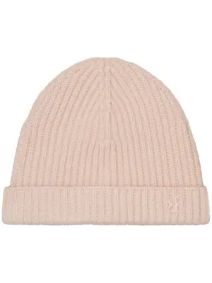 Tory Burch Ribbed Cashmere Beanie