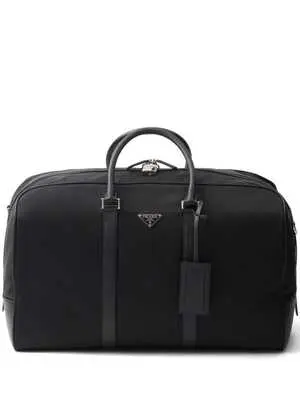 Prada Re-nylon And Saffiano Leather Duffle Bag
