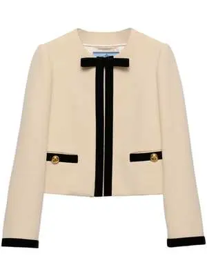 Prada Single-breasted Cropped Jacket