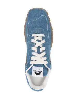 MARINE SERRE Moon Laser Denim Sneakers