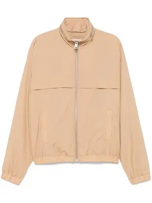 Ami Logo-print Windbreaker - Neutrals