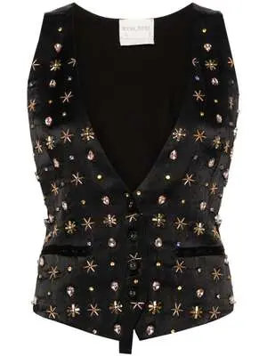 FORTE_FORTE Bead-embellished Vest